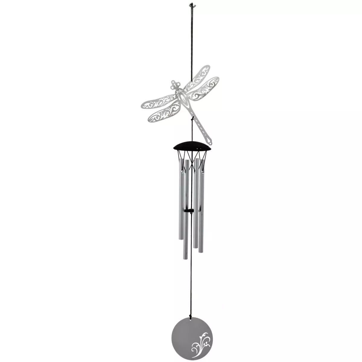 Woodstock Flourish Chime Dragonfly Silver Wind Chime 18" – Five Sisters ...