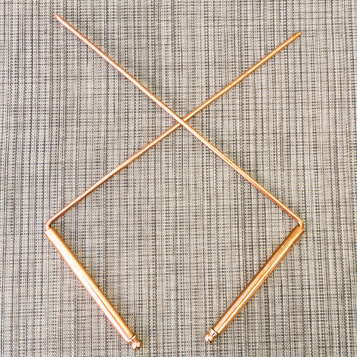 Copper Dowsing or Divining Rods 2 pieces L shape with case – Five ...