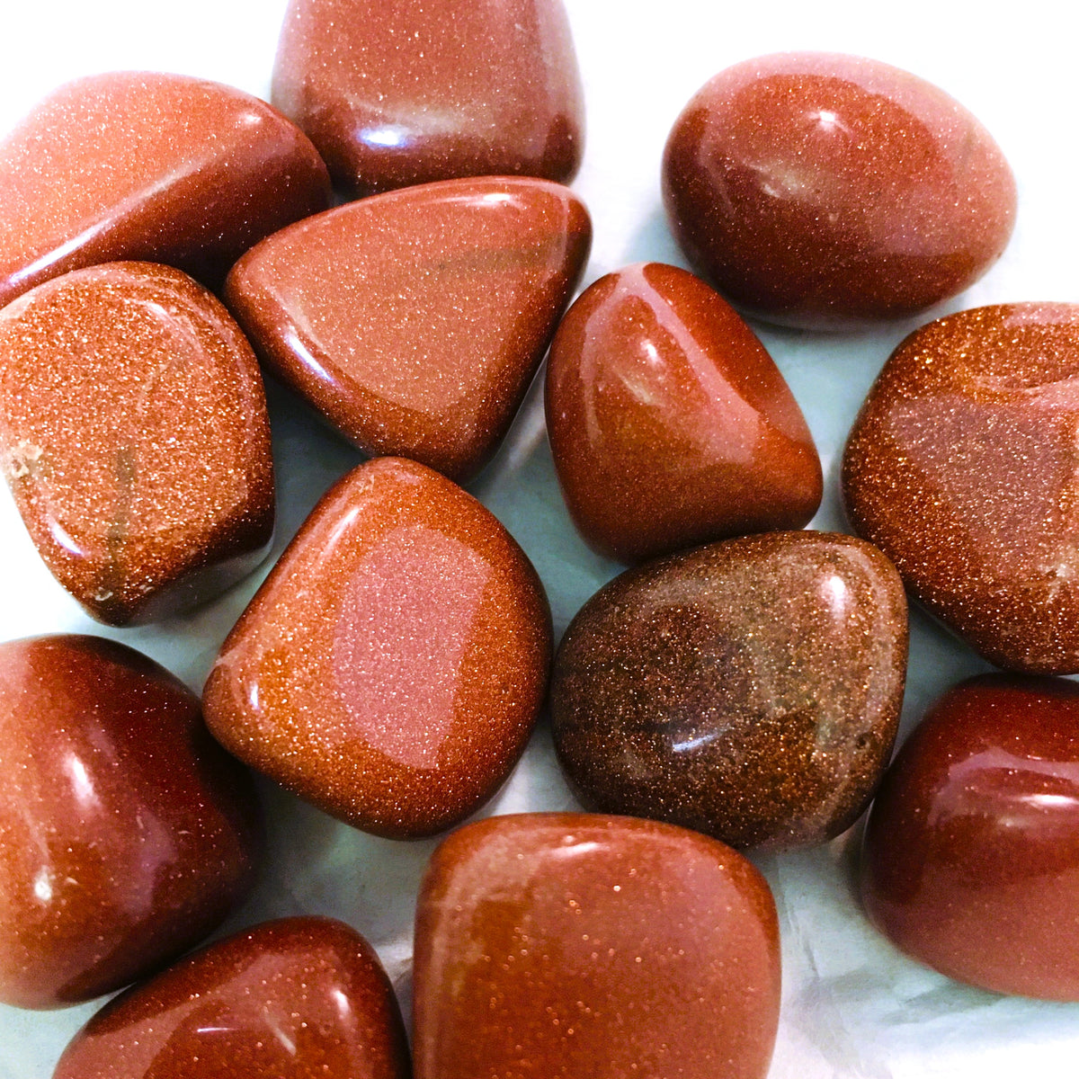 Red Goldstone Tumbled – Five Sisters Crystals