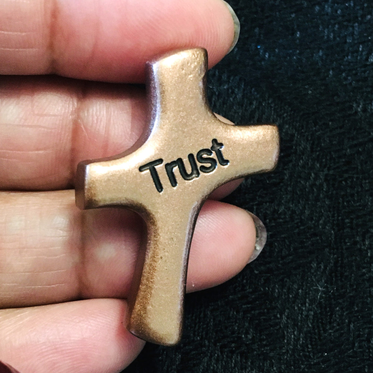 Trust Pocket Cross Token – Five Sisters Crystals