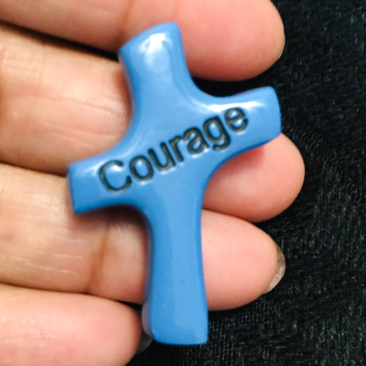 Courage Pocket Cross Token – Five Sisters Crystals