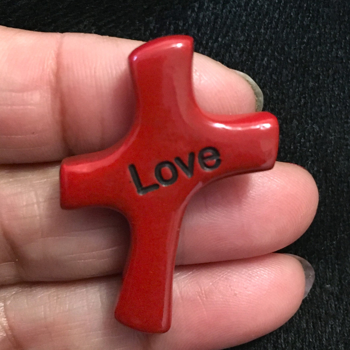 Love Pocket Cross Token – Five Sisters Crystals